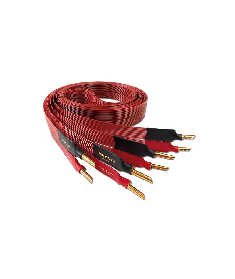 Nordost Red Dawn Speaker Cable Length 1 Metre Connector banana to banana