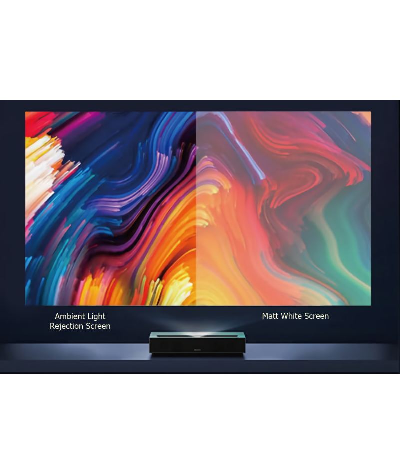 Visualax 100" Fixed Frame Ultra Short Throw ALR Projector Screen 16:9