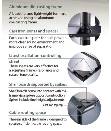 TAOC ASR3-3S Audio Rack