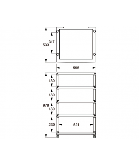 TAOC ASR3-5S Audio Rack