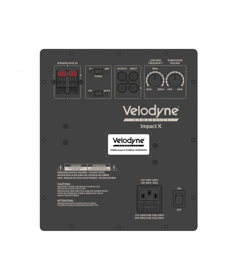 Velodyne Impact X 12" Subwoofer Colour Black