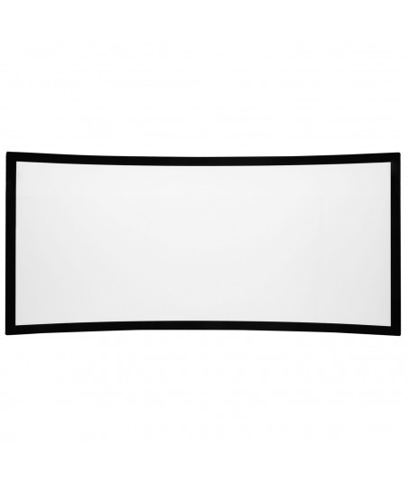 Visualax 135" Fixed Frame CinemaScope Acoustic Transparent Curved ...
