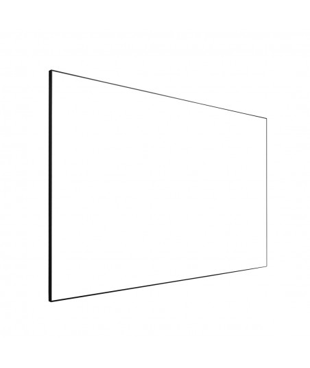 Visualax 110" Fixed Frame Zero Edge White Projector Screen 16:9