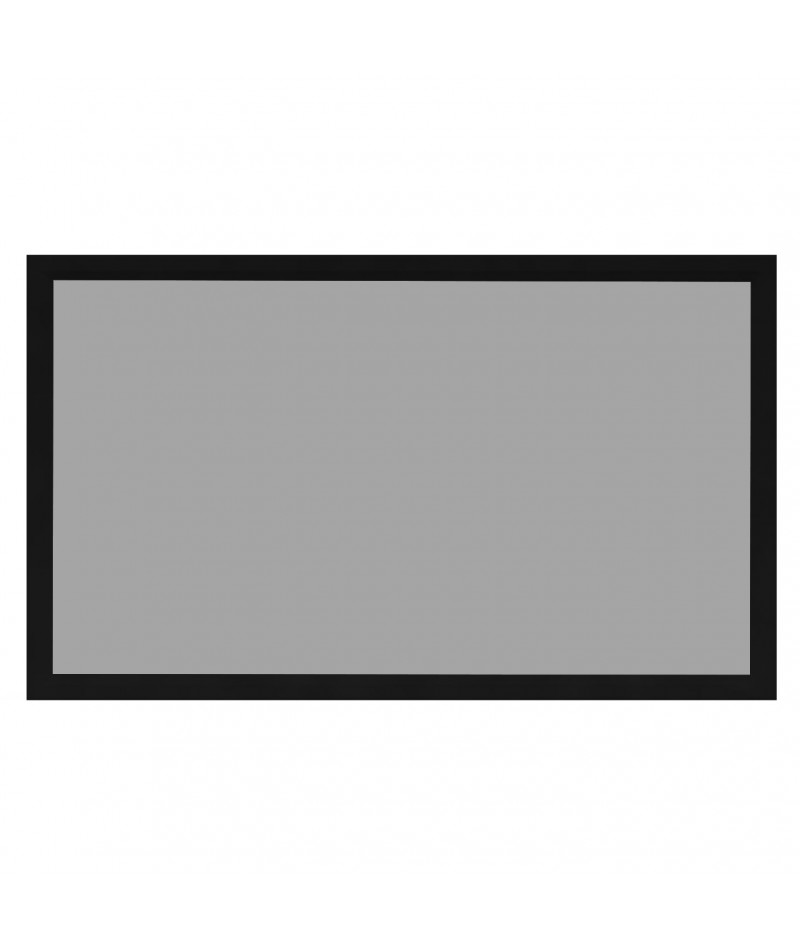 Visualax 150" Fixed Frame High Contrast Grey Projector Screen 16:9